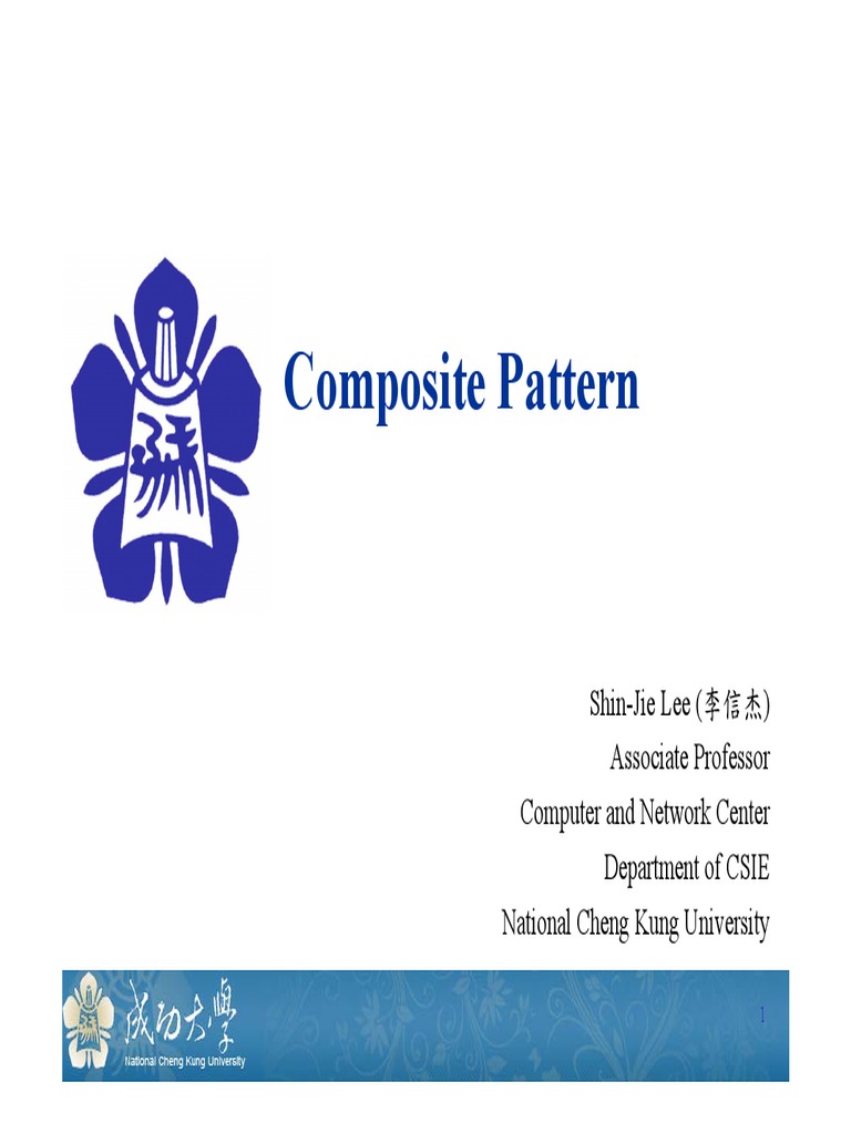 Composite Pattern Pdf Class Computer Programming Method 2653
