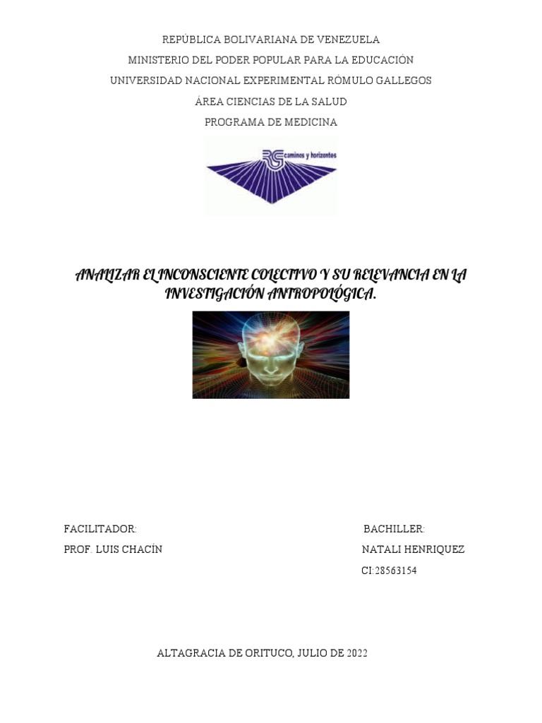 Ensayo - Inconciente Colectivo | PDF | Mente inconsciente | Carl Jung