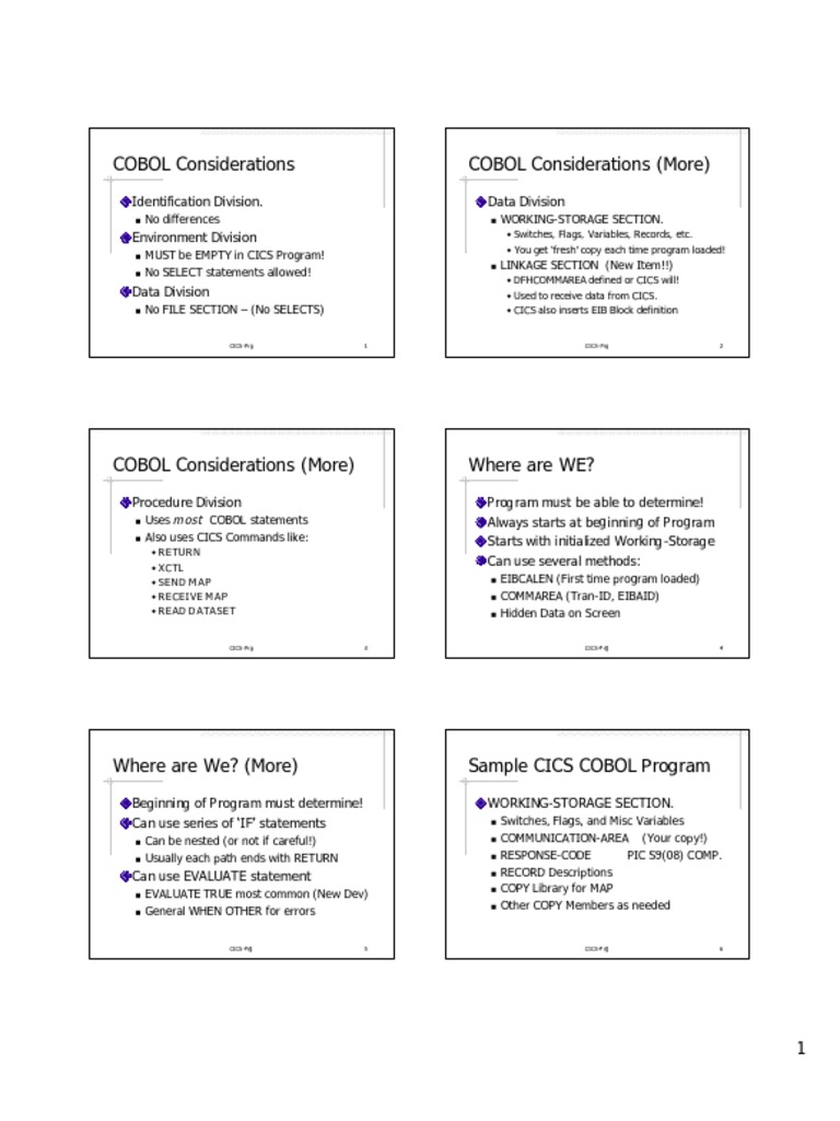 Cobol | PDF | Computer Terminal | Computer Program