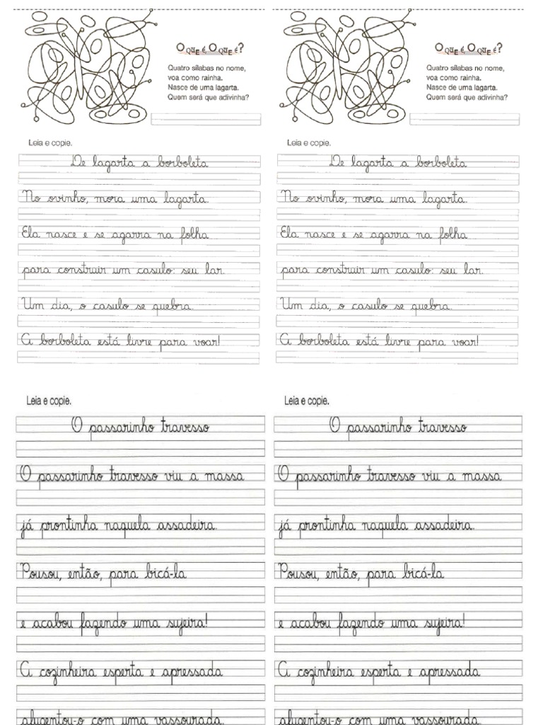 texto letra cursiva 1 | PDF