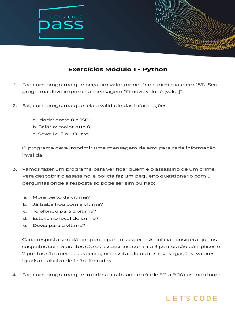 Python Basics Modulos 1-3 | PDF | Biblioteca (informática) | Python ...
