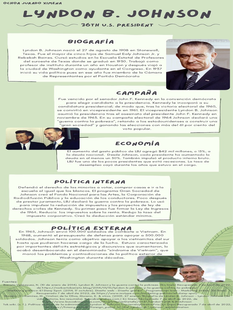 Lyndon B. Johnson | PDF | Lyndon B. Johnson | Gobierno