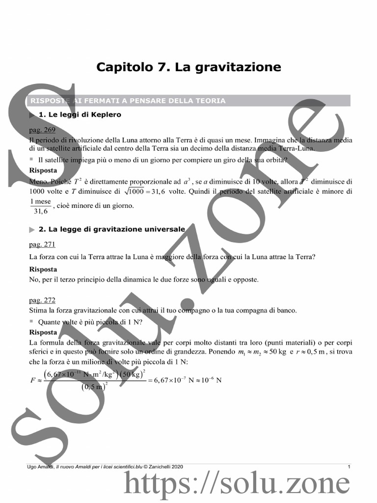 Amaldi Soluzioni Esercizi 93806 c07 | PDF