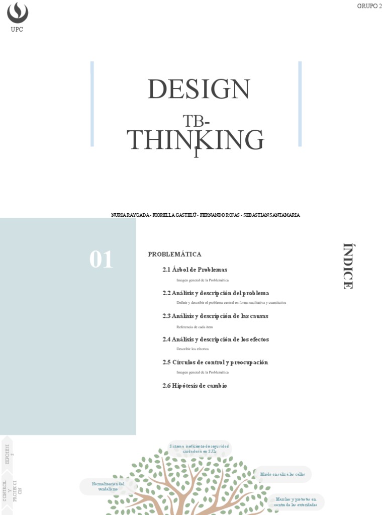 Grupo 2 - Design Thinking - en | PDF | Crímenes | Crimen y violencia