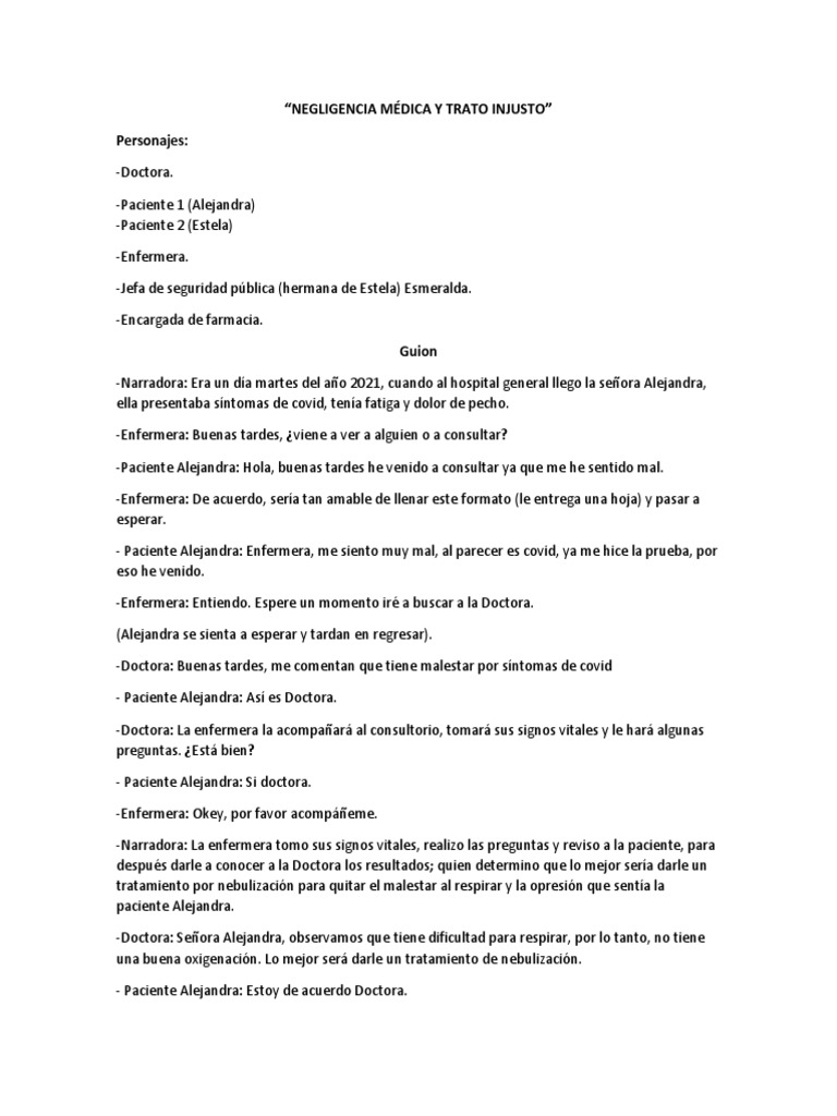 Guion Del Sociodrama | PDF