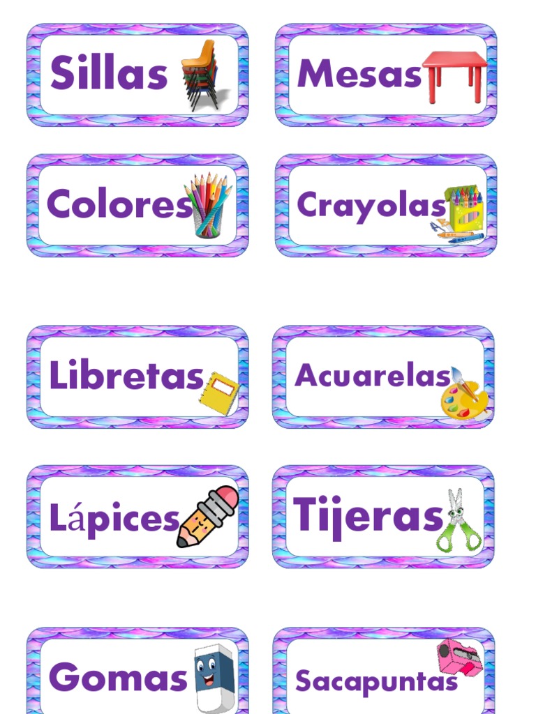 Etiquetas Clase | PDF