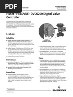 FieldVue DVC6200 Bulletin | PDF | Actuator | Instrumentation