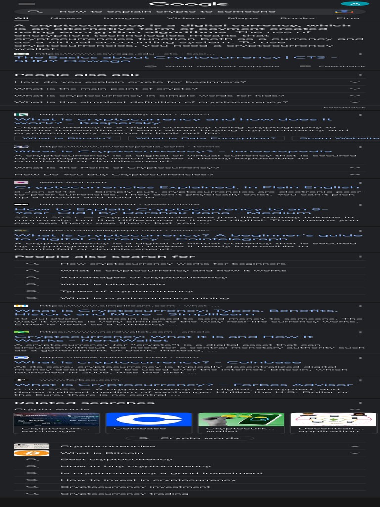 How To Explain Crypto To Someone - Google Search | PDF | Cryptocurrency ...