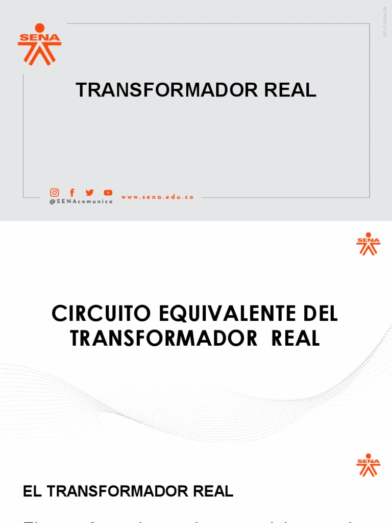 Transformador Real | PDF | Transformador | Inductor