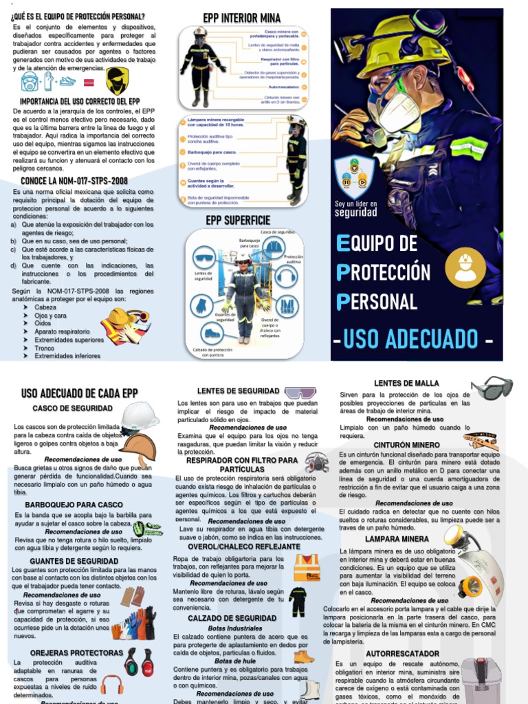 Campaña Uso Adecuado Epp | PDF | Casco | Agua