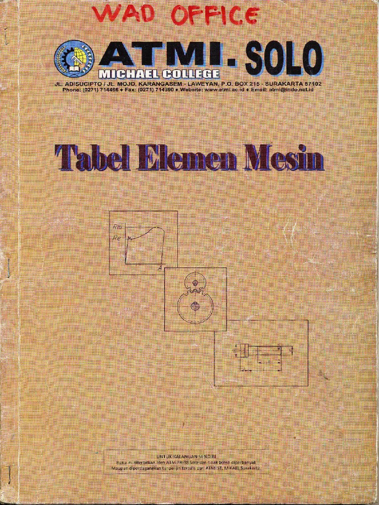 Tabel Elemen Mesin - Eng-Techno | PDF