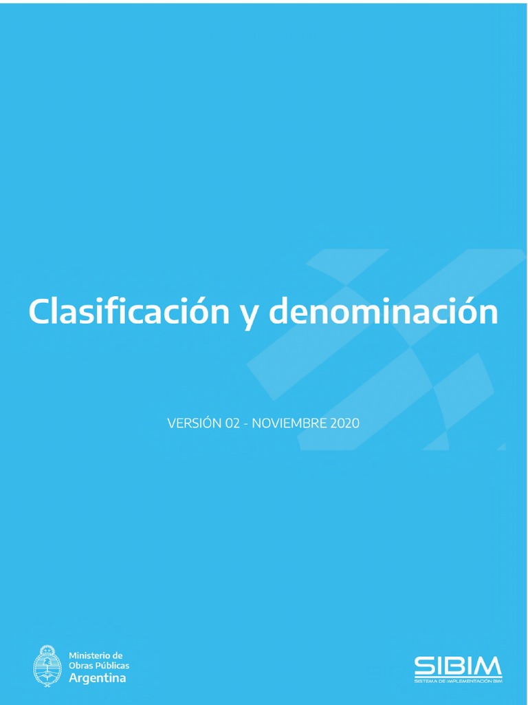 SIBIM-Clasificacion y Denominacion-ARGENTINA | PDF | Diseño | Información