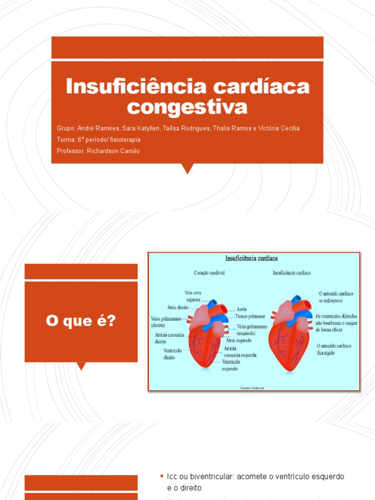 Insuficiência Cardíaca Congestiva | PDF | Insuficiência cardíaca | Coração