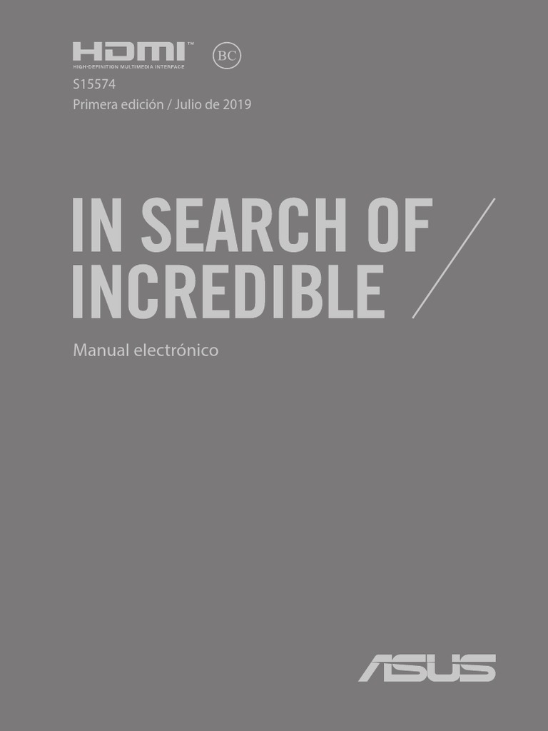Manual ASUS | PDF | USB | Hdmi