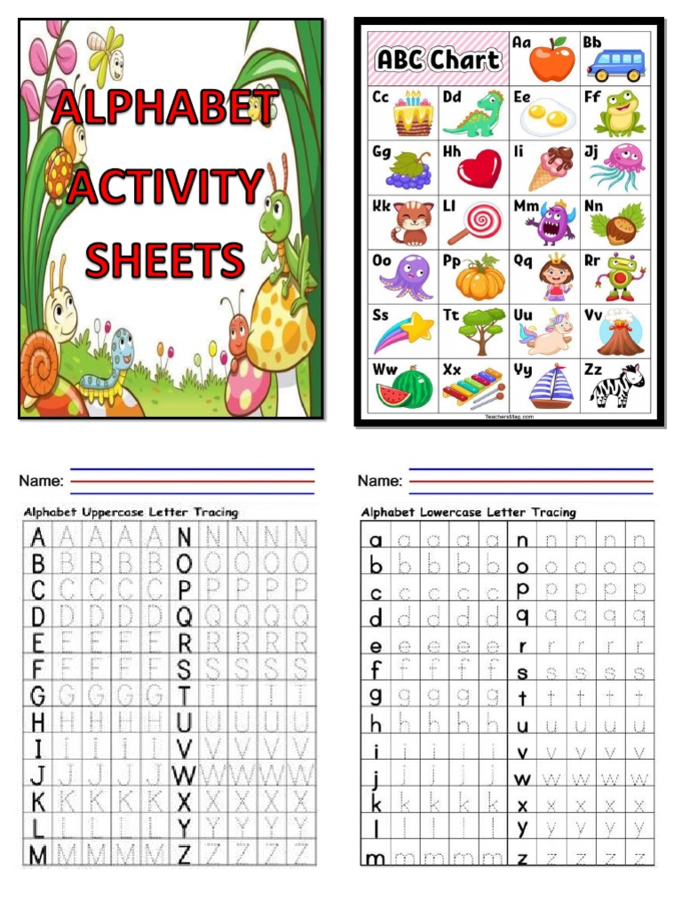 Alphabet Worksheets | PDF