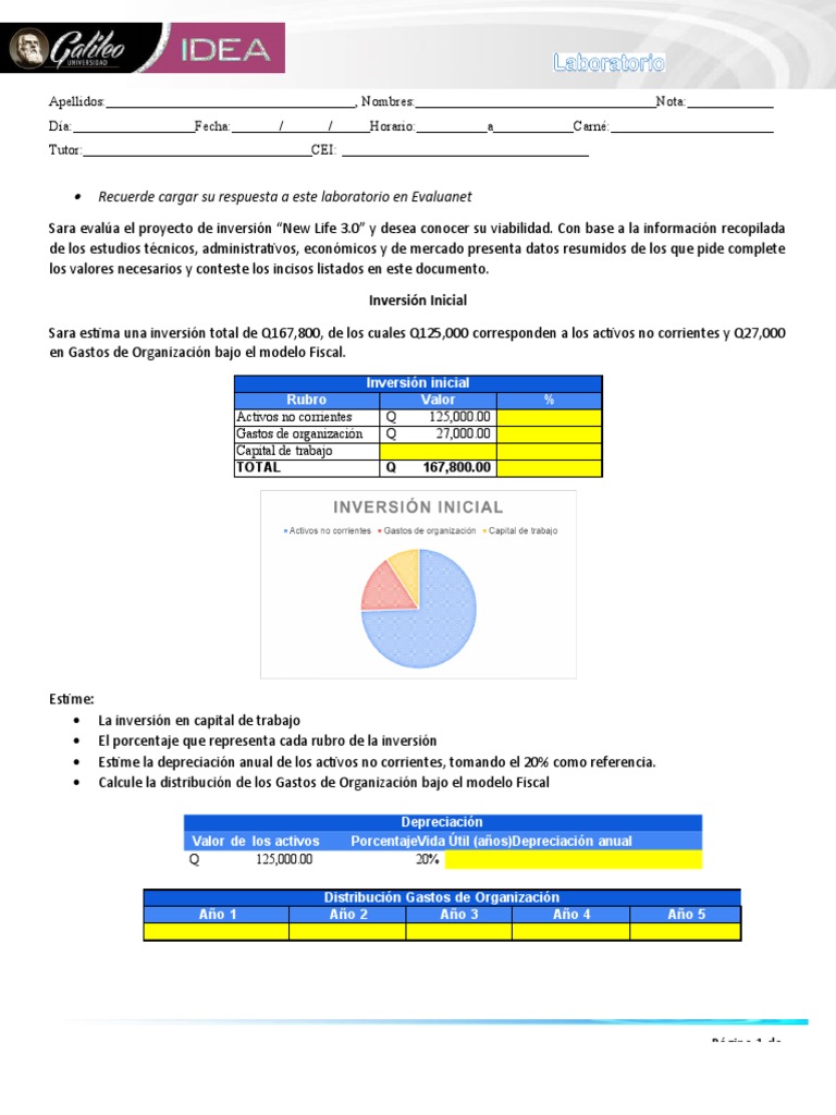 Fa2 Laboratorio Final 2022 | PDF | Amortización (Negocio) | Depreciación