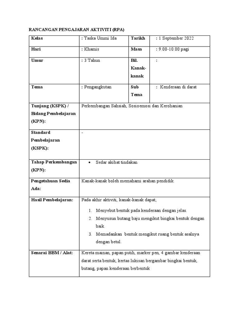 RPA Afrina Miskam | PDF