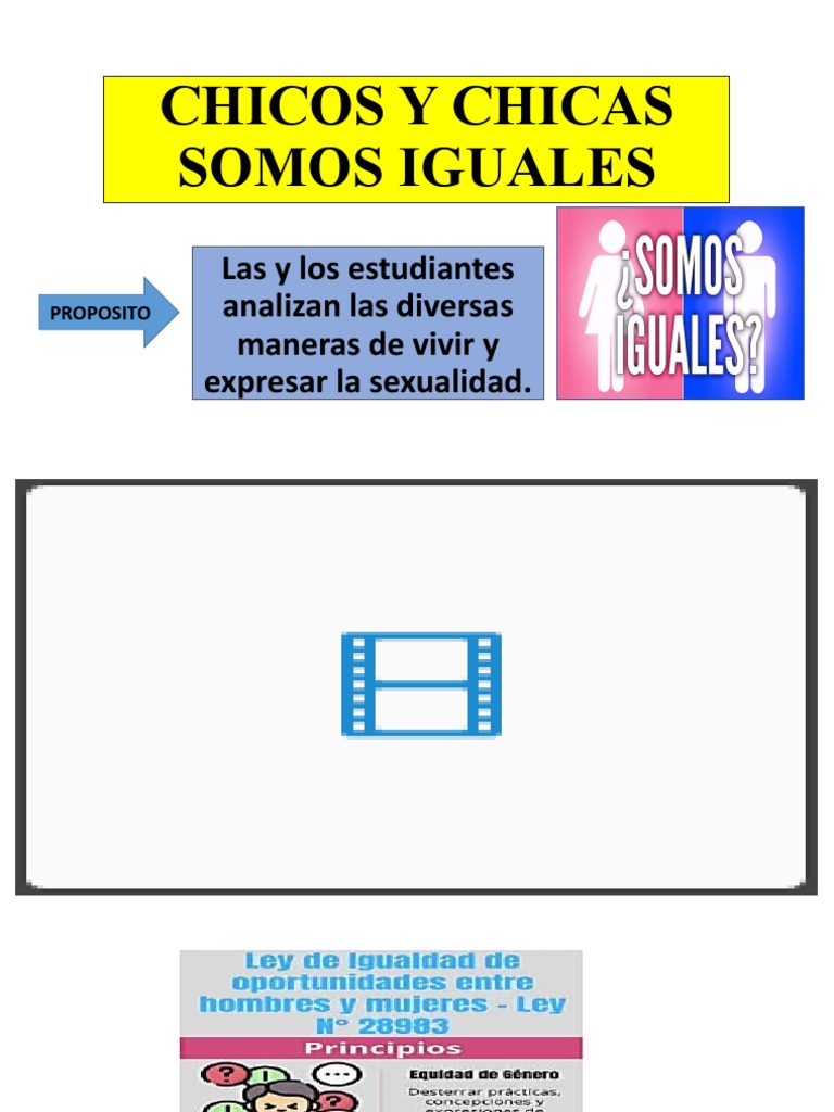 Chicos y Chicas Somos Iguales | PDF