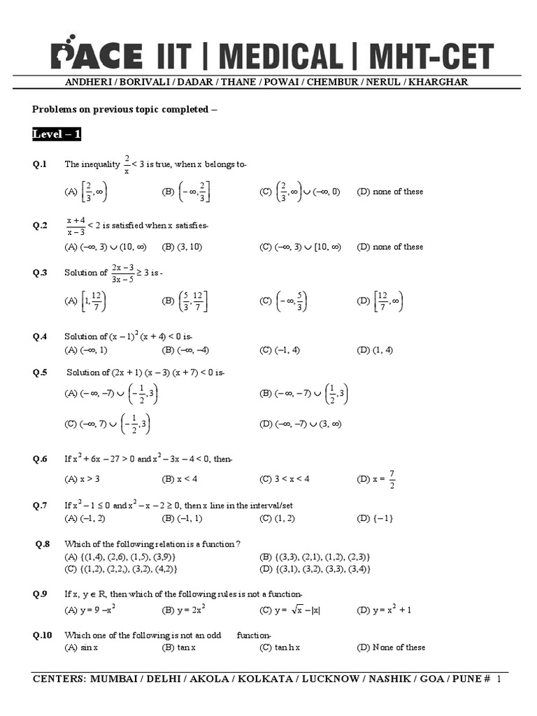 Functions 1 | PDF | Function (Mathematics) | Functions And Mappings