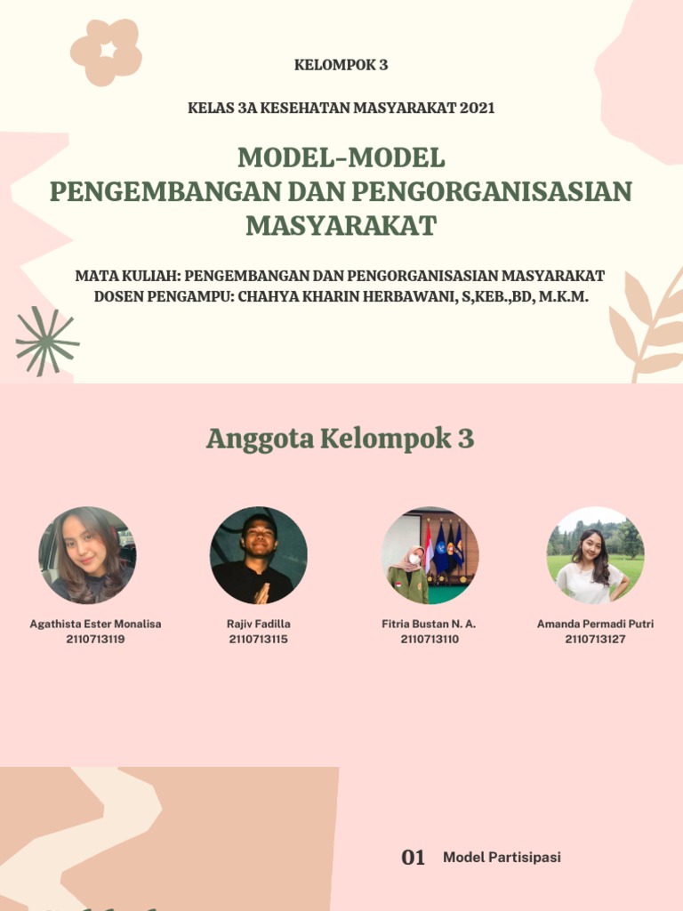 Model PPM - Kelompok 3 - Kelas 3A | PDF