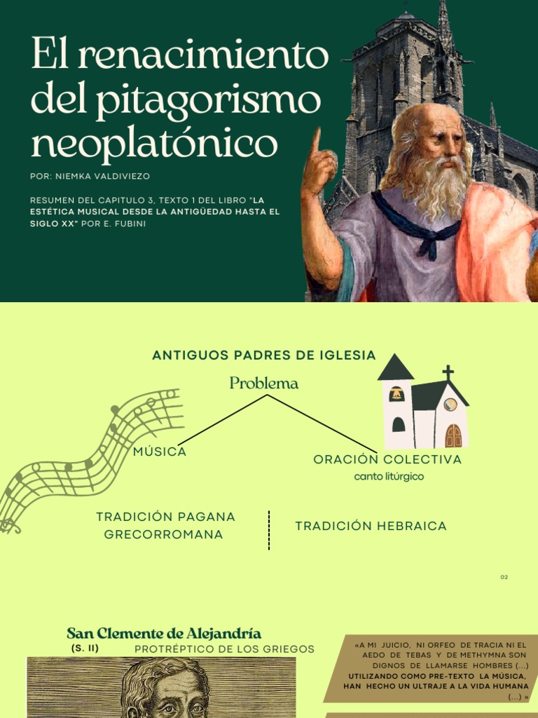 El Renacimiento Del Pitagorismo Neoplatónico | PDF | neoplatonismo