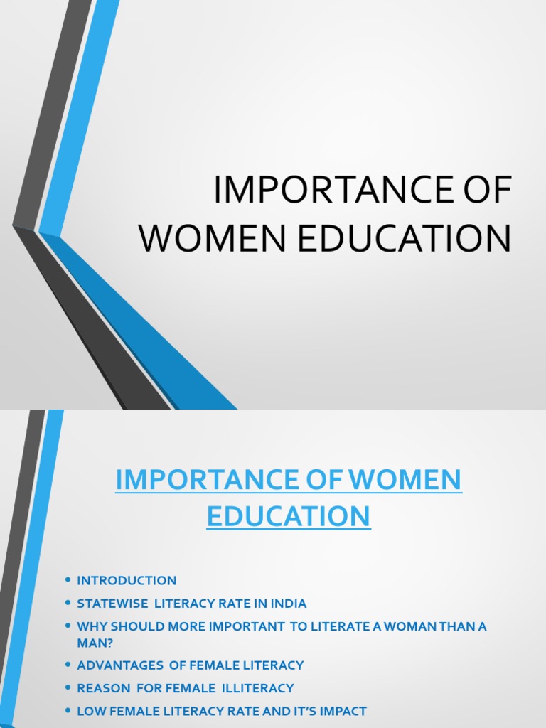 Women Education | PDF | Literacy | Woman
