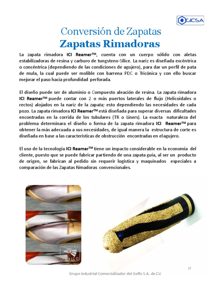 Conversión de Zapata Guía a Rimadora | PDF | Negocios | Hogar ...