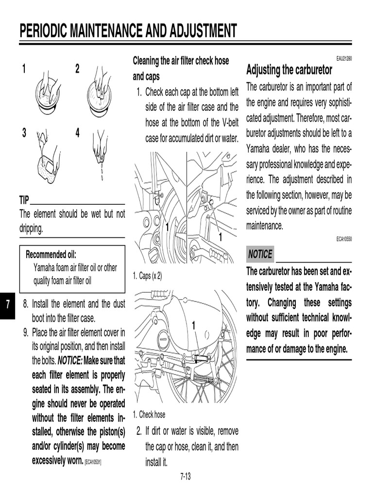 Mio Amore - Adjusting The Carburetor | PDF | Carburetor | Engines