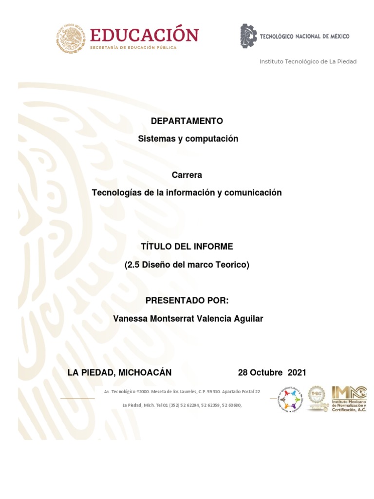 Diseño del Marco Teórico en Programación | PDF | Programación de ...