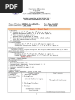 Detailed Lesson in Math 1 - Ordinal Numbers | PDF | Teachers | Lesson Plan