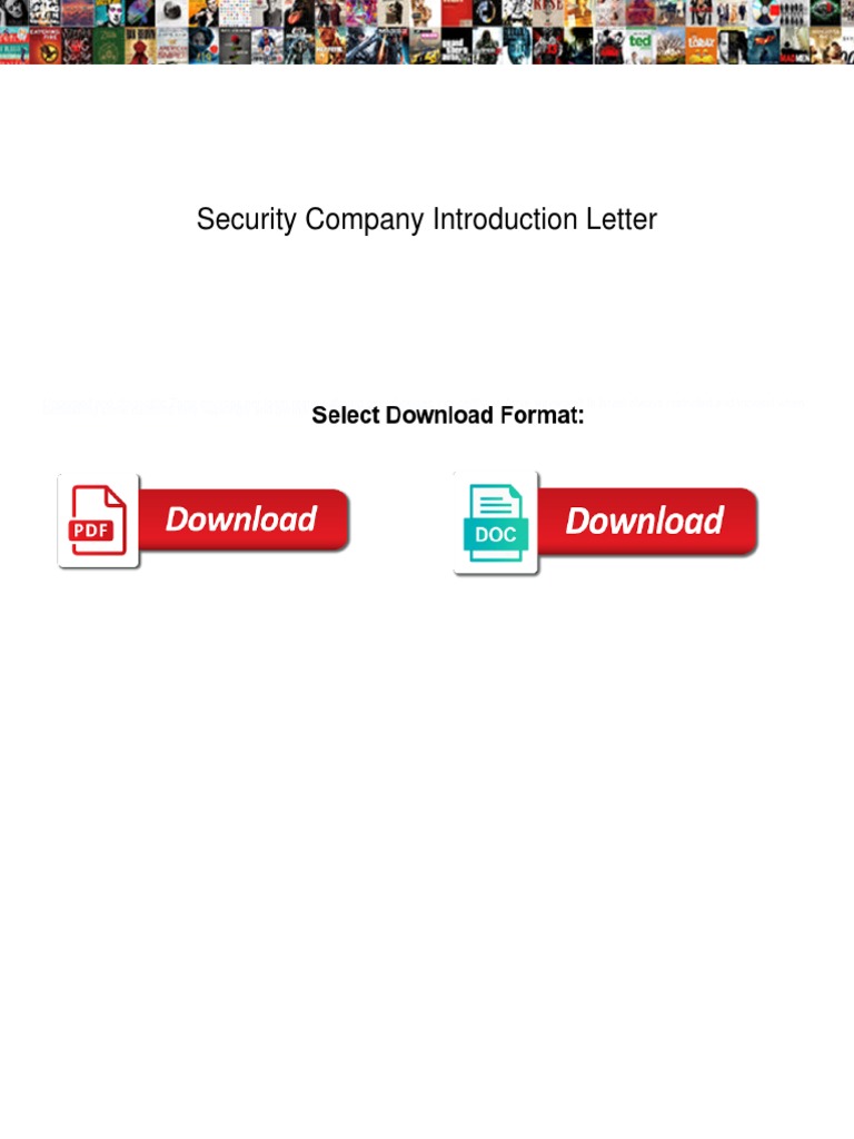 Security Company Introduction Guide | PDF | Security Guard | Computer ...