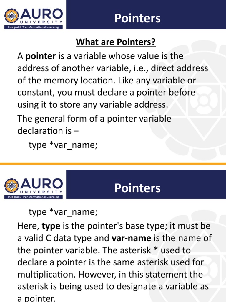 Pointers Pdf Pointer Computer Programming Integer Computer Science