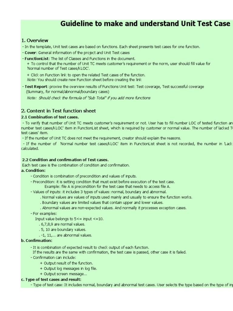 Project Unit Test Case Pdf Unit Testing Systems Engineering