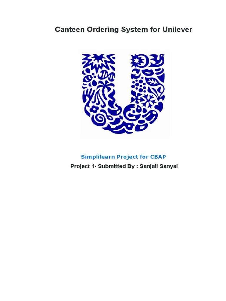 Canteen Ordering System For Unilever - Project 1 | PDF | Usability ...