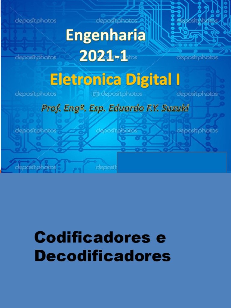 Codificadores e Decodificadores em Eletrônica | PDF | Codificação ...