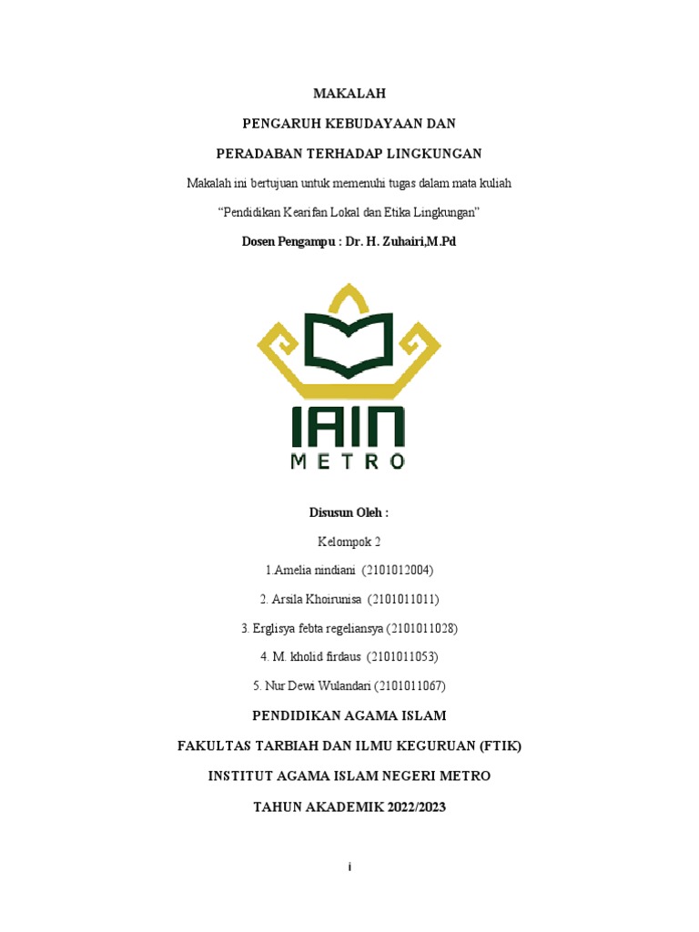 Makalah Kearifan Lokal | PDF | Ilmu Sosial