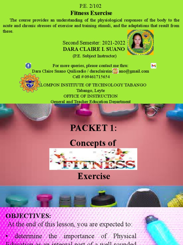 Fitness Exercise Presentation | PDF | Physical Fitness | Aerobic Exercise