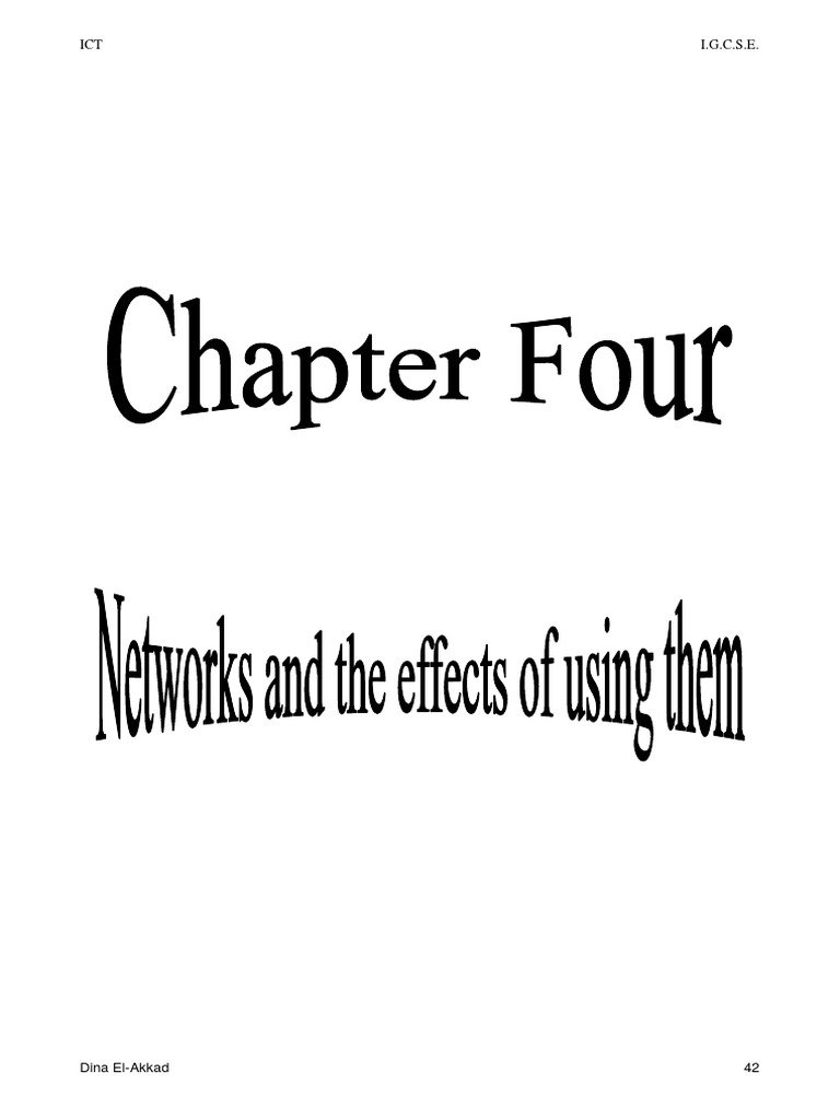 Igcse Ict Chapter 4 To 7 Notes | PDF | Computer Network | Internet & Web