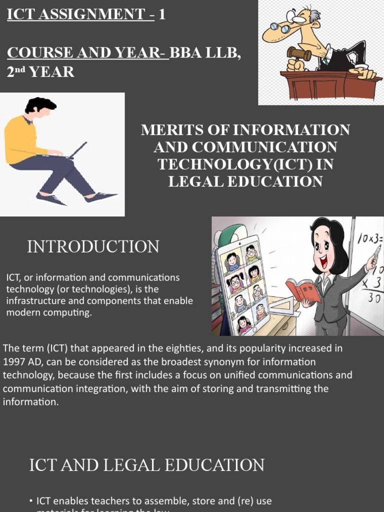 Merits of Ict in Legal Education | PDF | Educational Technology | Computing