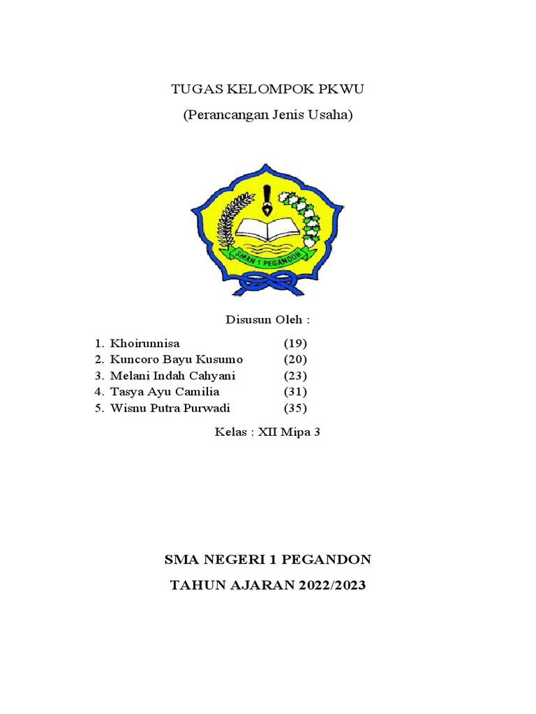 Tugas Kelompok Pkwu Perancangan Usaha | PDF