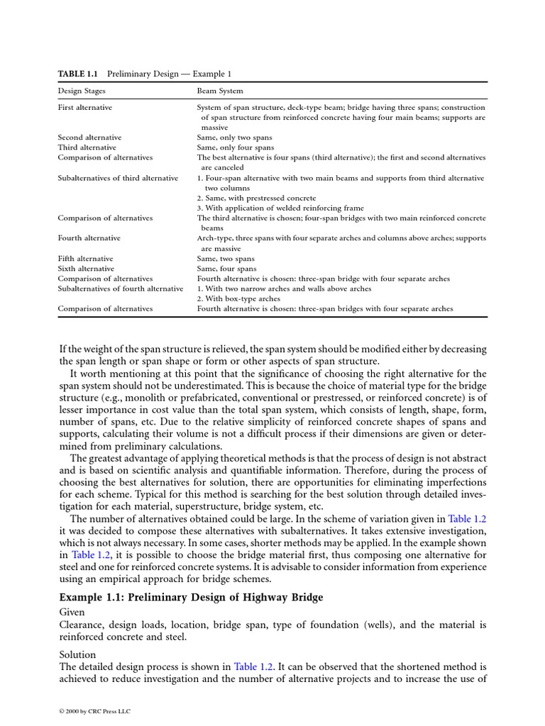 ANALYSIS & DESIGN - Chen, Duan, Bridge Engineering Handbook, (CRC 1999 ...