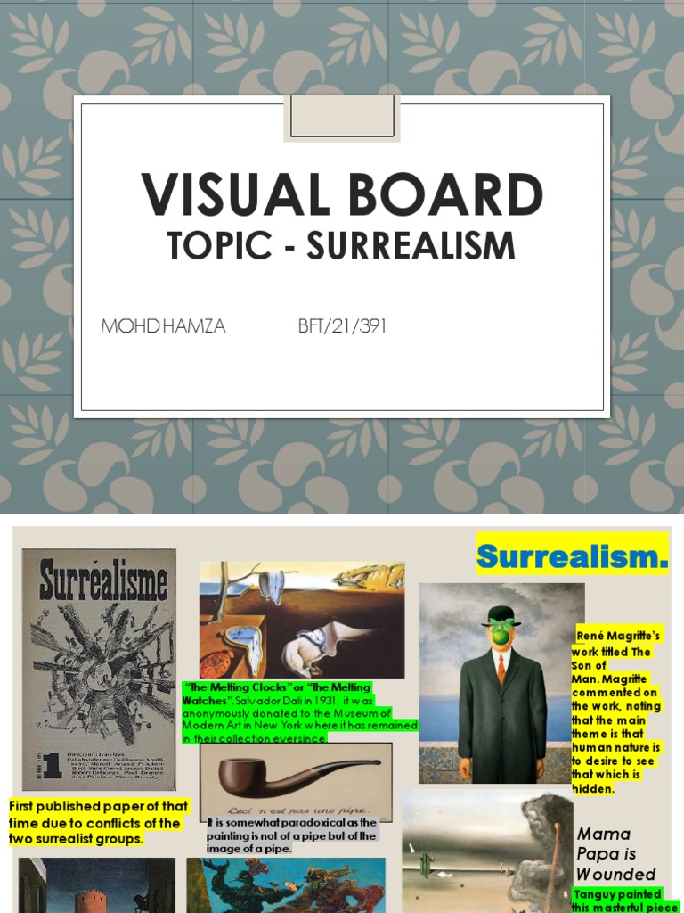 ADA Visual Board 2 | PDF | Surrealism | Movements