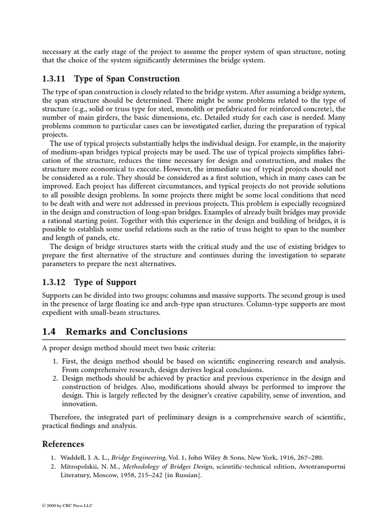 ANALYSIS & DESIGN - Chen, Duan, Bridge Engineering Handbook, (CRC 1999 ...