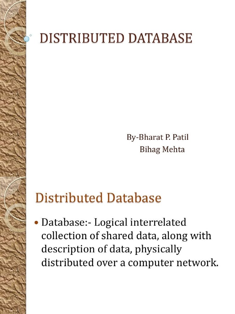 Distributed Database Final | PDF