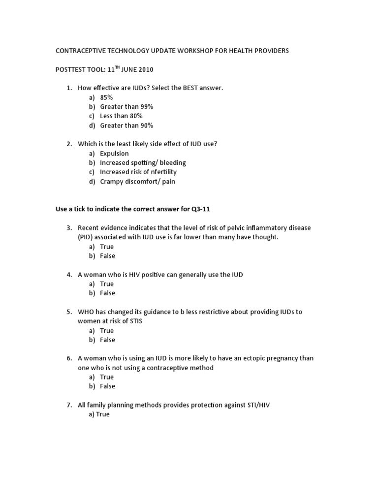 Contraceptive Technology Update | PDF | Self-Improvement | Wellness