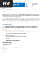 CS3401 Algorithms Lab | PDF | Applied Mathematics | Computer Programming