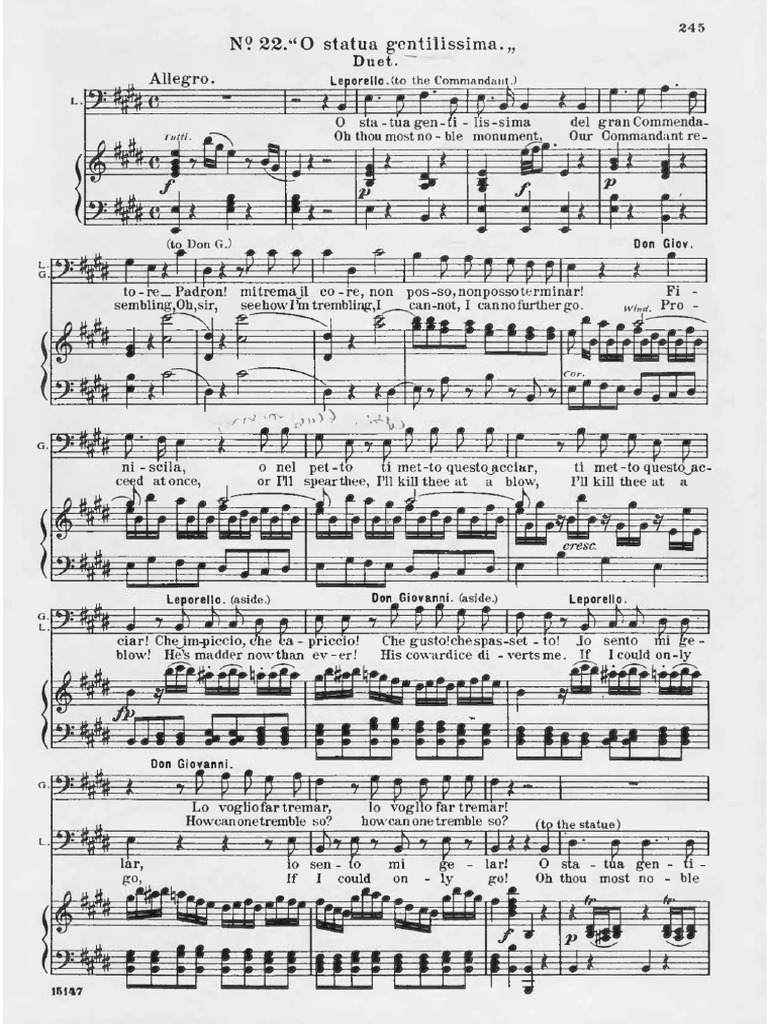 22.1 O Statua Gentilissima - Opera Docs | PDF