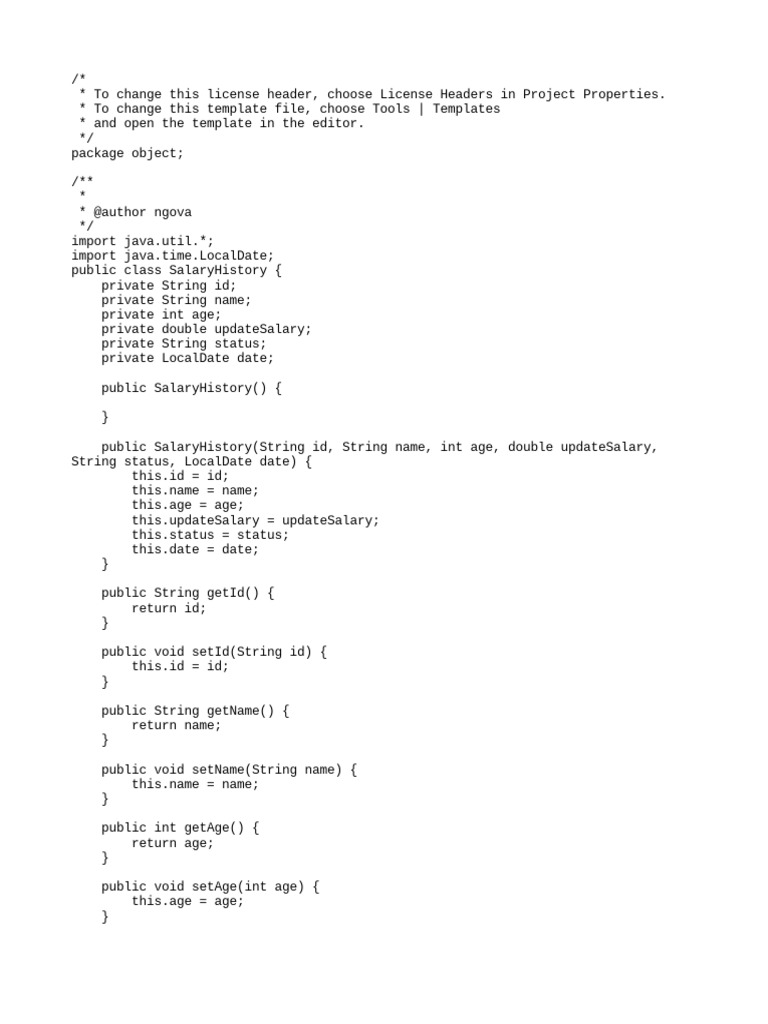 Salary History | PDF