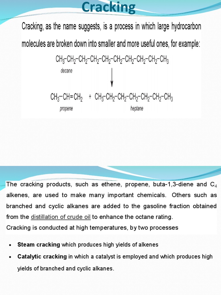 Chapter 4 | PDF | Cracking (Chemistry) | Process Engineering