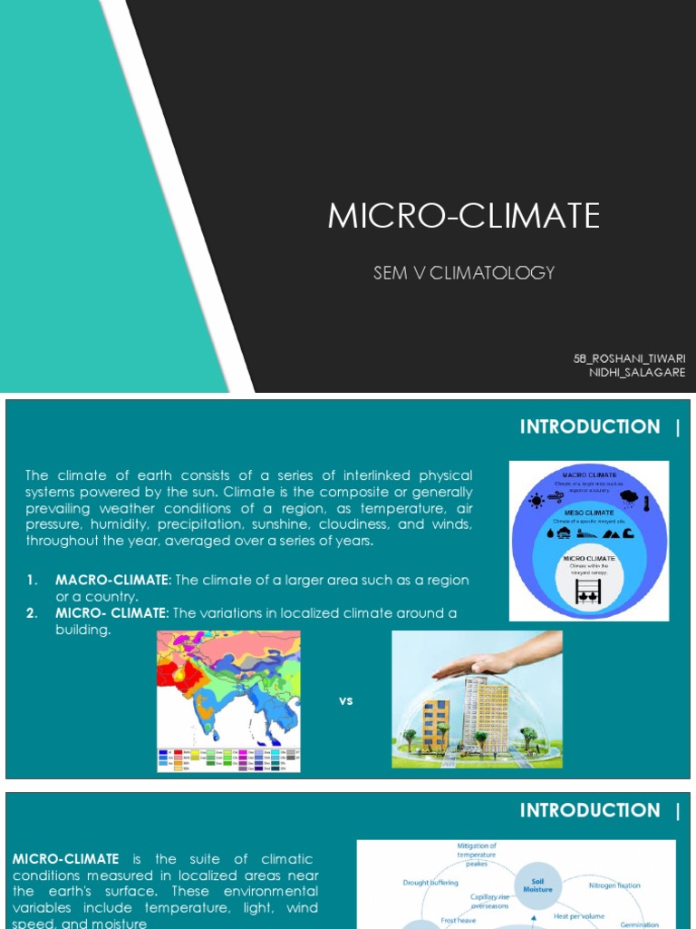 Micro Climate | PDF | Climate | Atmosphere Of Earth